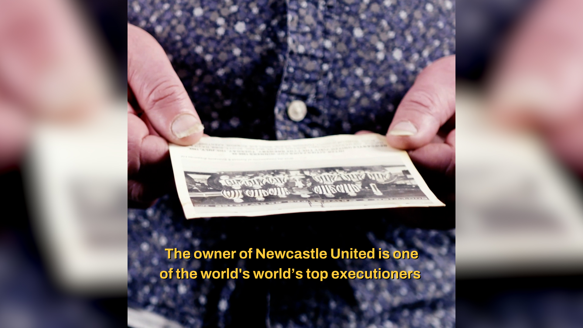 One of the world's top executioners owns a football club playing in the ...